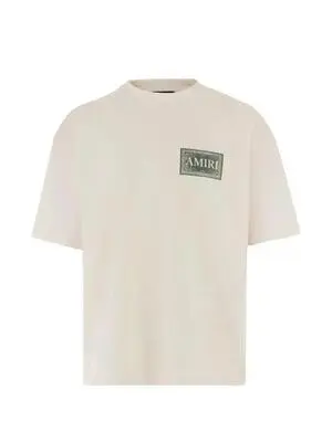 Amiri Logo-print T-shirt - Neutrals