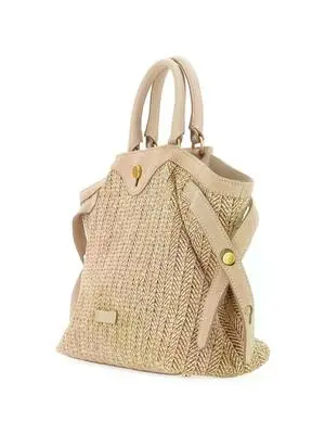 GIANNI CHIARINI Claudette Woven Leather Tote Bag