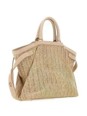 GIANNI CHIARINI Claudette Woven Leather Tote Bag