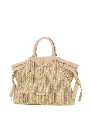 GIANNI CHIARINI Claudette Woven Leather Tote Bag