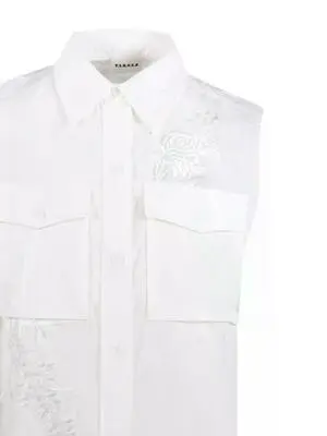 P.a.r.o.s.h Embroidered Sleeveless Shirt