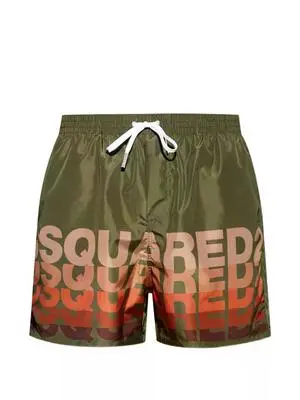 Dsquared2 Printed Drawstring Swim Shorts