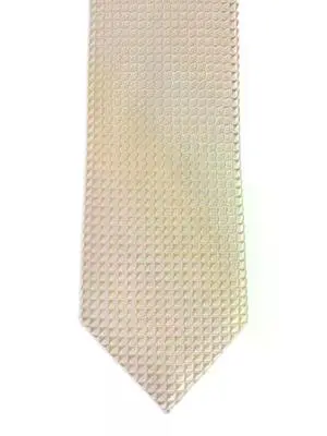 Emporio Armani Patterned Jacquard Tie - Neutrals