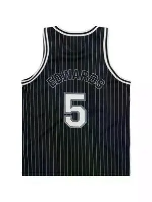 Y3 Striped Sleeveless Basketball Jersey