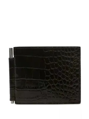TOM FORD T-line Metal-detail Wallet - Brown