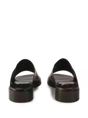 REJINA PYO Leather Flat Mules