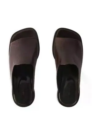 REJINA PYO Leather Flat Mules