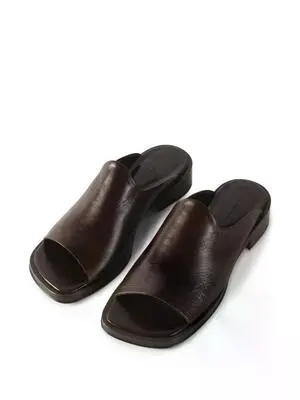 REJINA PYO Leather Flat Mules