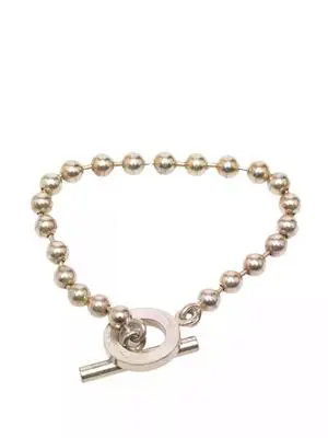 Gucci 2000-2015 Sterling Ball Chain Toggle Bracelet
