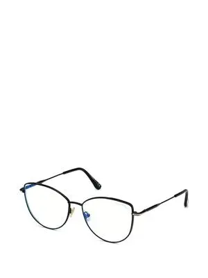 TOM FORD Cat-eye Frame Glasses - Black