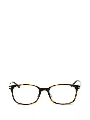 TOM FORD Square Frame Eyeglasses - Brown