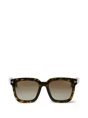 TOM FORD Square Full-rim Sunglasses - Brown