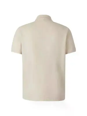 Moncler Tonal Patch Metal Button Polo Shirt
