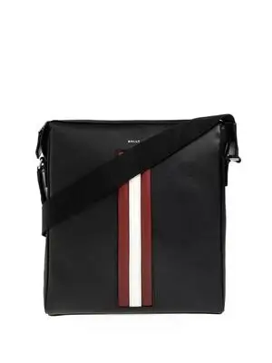 Bally Stripe Crossbody Bag - Black