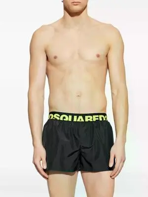 Dsquared2 Logo Elasticated Beach Shorts