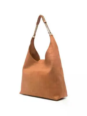Elisabetta Franchi Croc-effect Chain Handle Bag