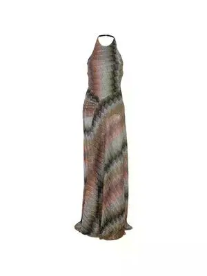 Missoni Patterned Halter Maxi Dress