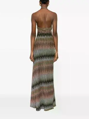 Missoni Patterned Halter Maxi Dress