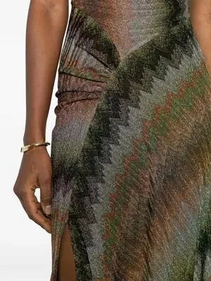 Missoni Patterned Halter Maxi Dress