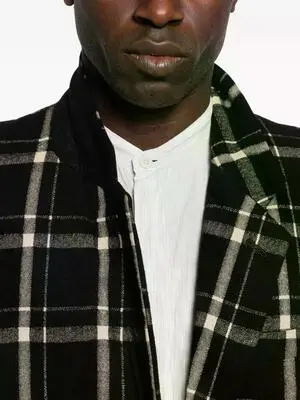 Issey Miyake Tailored Check Blazer