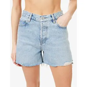 FRAME The Everyday High-rise Denim Shorts - Swindle