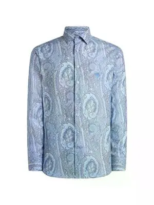 Etro Paisley-print Shirt - Blue