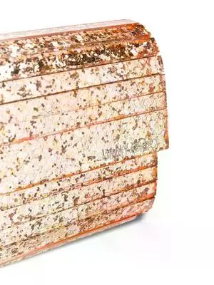 JIMMY CHOO Sweetie Glitter Clutch - Silver