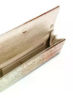 JIMMY CHOO Sweetie Glitter Clutch - Silver