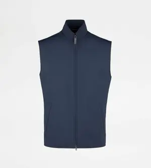 TOD'S Technical Fabric Vest - Blue