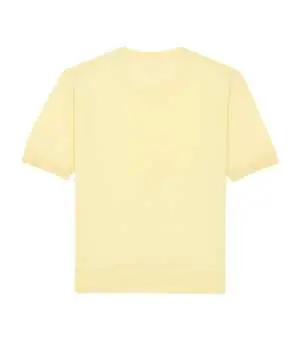 Saint Laurent Cashmere-wool-silk Short-sleeve Sweater - Green