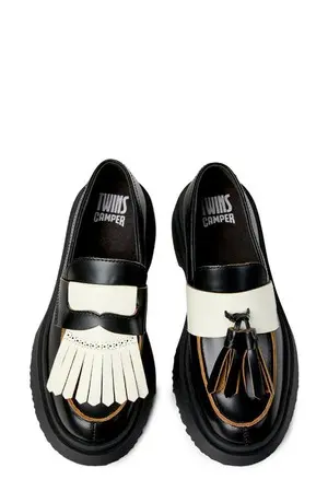 Camper Walden Twins Mismatch Loafer - Black Multi