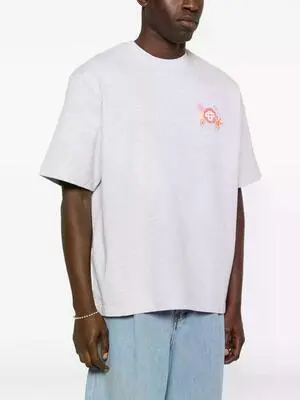 Casablanca Crew-neck Oversized T-shirt - Grey