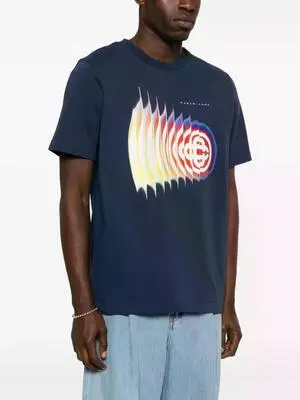 Casablanca Shockwave Crew-neck T-shirt - Blue