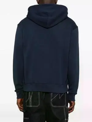 Kenzo Logo-patch Hoodie - Blue