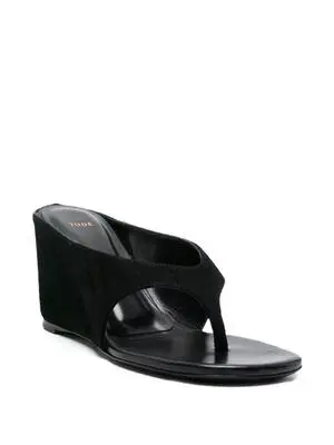 JUDE Yaga Wedge Sandals - Black