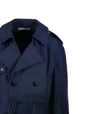 E.L.V. DENIM Hackney Belted Double-breasted Trench Coat