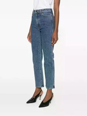 Khaite Abigail Straight-leg Jeans - Blue