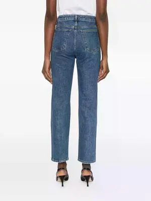 Khaite Abigail Straight-leg Jeans - Blue