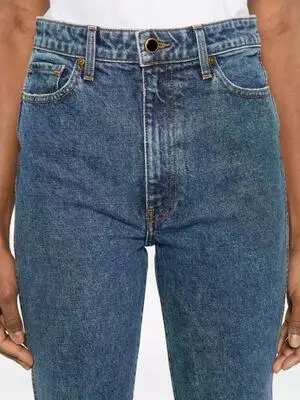 Khaite Abigail Straight-leg Jeans - Blue