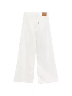 LEVI'S 728 High-rise Wide-leg Denim Jeans - Neutrals