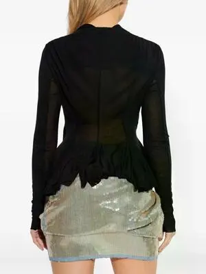 Rick Owens Tie-front Long-sleeve Cardigan