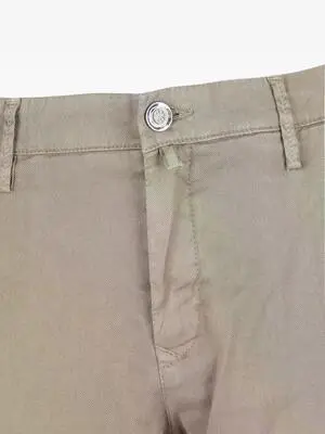 Jacob Cohen Logo-patch Trousers - Neutrals