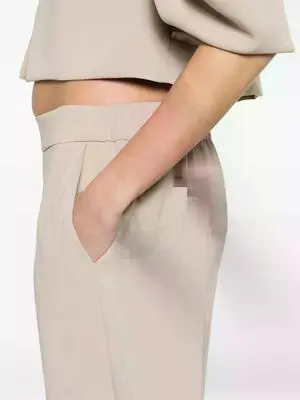 P.a.r.o.s.h Cuffed-hem Trousers - Neutrals