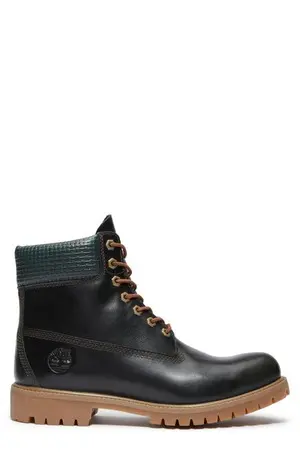 Timberland Premium 6-inch Waterproof Boots - Dark Green Full Grain