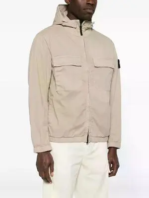 Stone Island Cotton Hooded Jacket