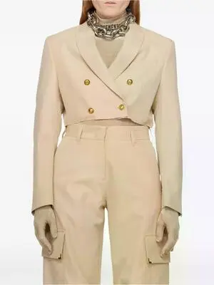 Palm Angels Double-breasted Cropped Blazer
