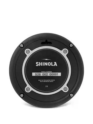 Shinola 6 Runwell Desk Clock - Black