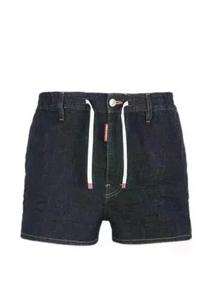 Dsquared2 Drawstring Waist Denim Shorts