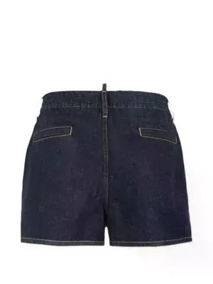 Dsquared2 Drawstring Waist Denim Shorts