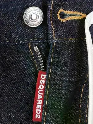 Dsquared2 Drawstring Waist Denim Shorts